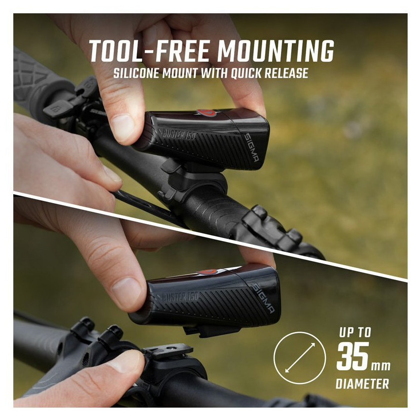 Предна/задна светлина Sigma Buster 150 + Nugget II. Flash | 4camping.bg