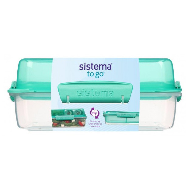 Кутия за храна Sistema Lunch Stack To Go Rectangle | 4camping.bg