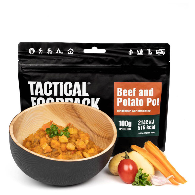 Дехидратирана храна Tactical Foodpack Beef and potato pot | 4camping.bg